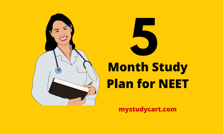 NEET Preparation in 5 Months - Study Plan, Strategy, Time Table